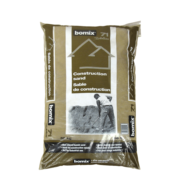 Bomix® Sable de construction - Bomix.ca - Des solutions en béton pour ...
